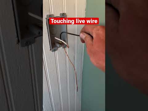 Safely Touching a live wire. #offgrid