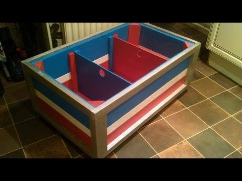 How To Build Your Own Children's Toy Chest Out Of Reclaimed Wood