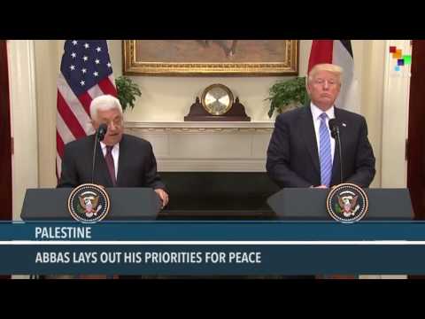 Palestinian President Abbas Met With Donald Trump