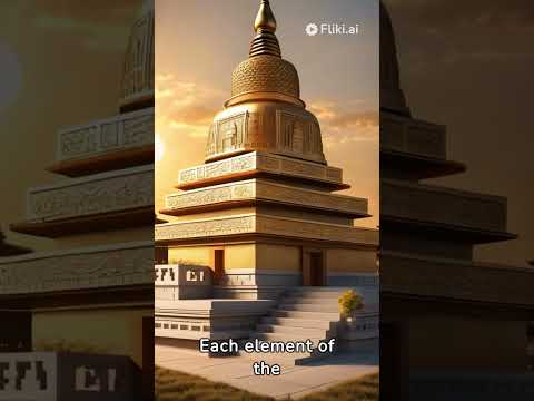 Buddhist Stupas and Their Symbolism - Part 1 #buddha #buddhism #buddhist #buddhiststory #buddhastory