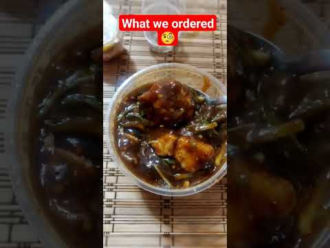 what we ordered 🧐 from Shanghai restaurant!! #youtube #shorts #restaurant