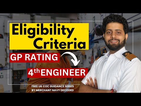 What is the Eligibility Criteria to Become 4th Engineer from GP Rating in UK?