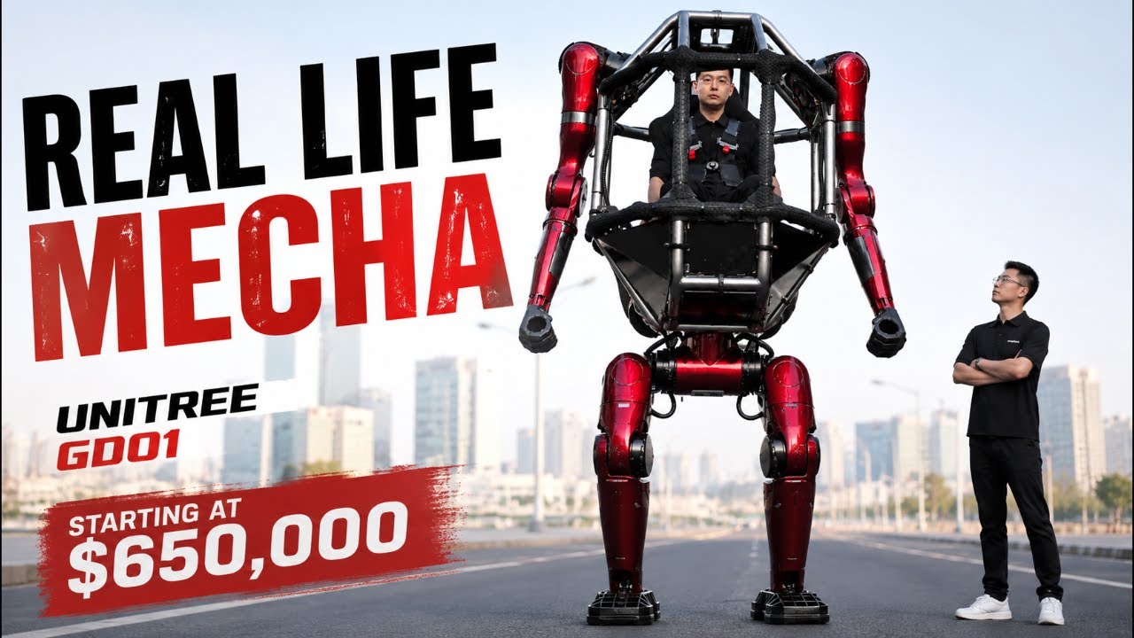 Real Life Mecha Is Here Unitree GD01 Revealed