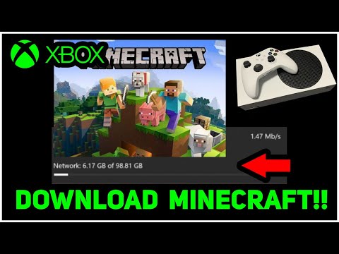Xbox Series X/S How to DOWNLOAD MINECRAFT!!