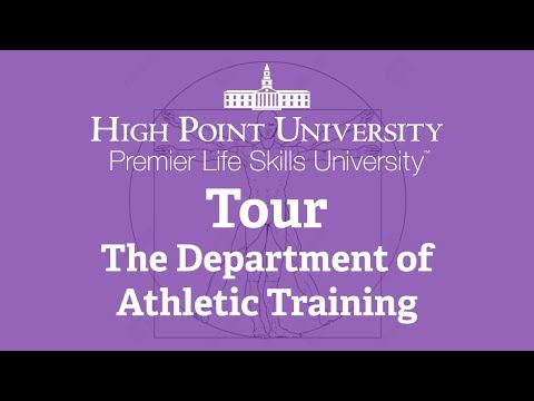 Athletic Training Tour - Congdon School of Health Sciences - HPU Graduate School