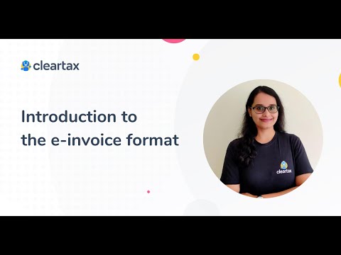 e-Invoice Format, JSON File, Schema and Template