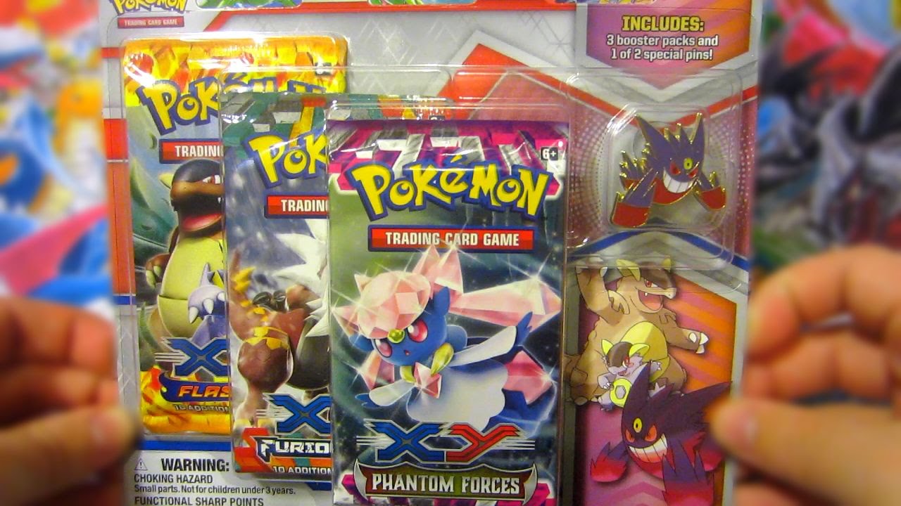 Opening a Mega Gengar Pin Blister Pack