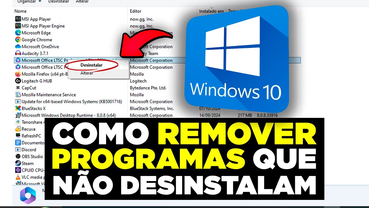 How to UNINSTALL Programs That Don't Want to Be UNINSTALLED in WINDOWS 10 (Updated 2025)