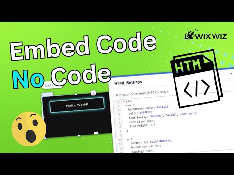 How to Embed Third Party HTML Code into Your Wix Website with an iFrame (Codepen, Elfsight, etc.)