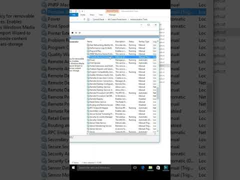 How to start or stop portable device enumerator service in windows 10
