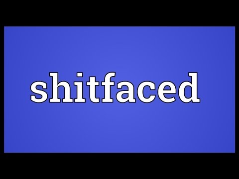 Shitfaced Meaning
