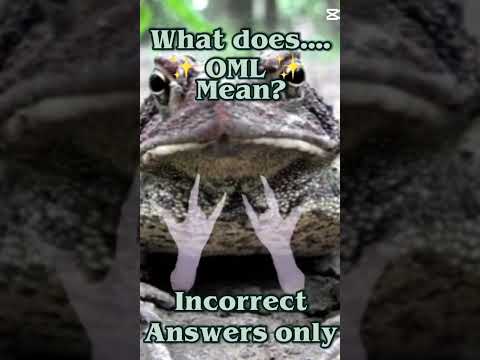 What does OML mean? #toad #shorts #makethisviral