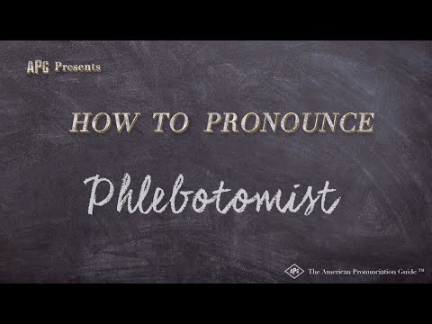 How to Pronounce Phlebotomist (Real Life Examples!)