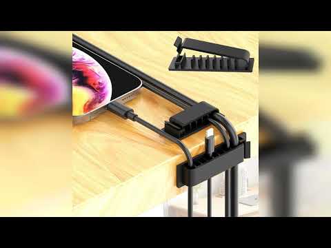 Review: N NOROCME 192 PCS Cable Management Kit 4 Wire Organizer Sleeve,11 Cable Holder,35Cord ...