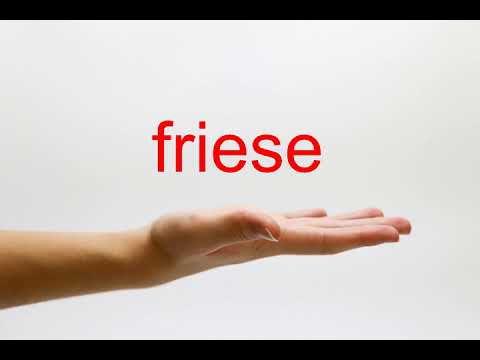 How to Pronounce friese - American English