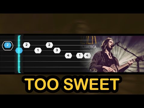 Hozier - Too Sweet (EASY SLOW Guitar Tabs & chords Tutorial)