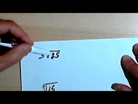Square Roots and Radicals 5-2a