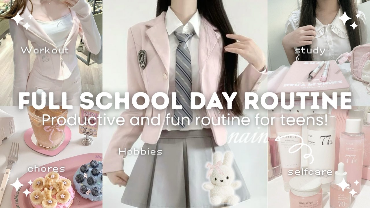 Full Day School Routine That You Need To Watch!! 💗