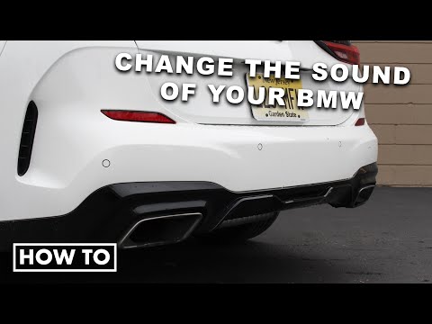 How to change the artificial engine sound in the 2020 BMW M235i Gran Coupe