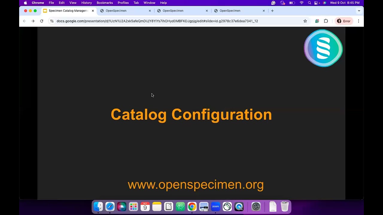 OpenSpecimen Training Webinar: Specimen Catalog