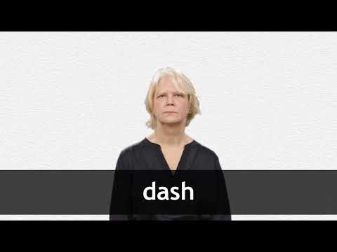 DASH definition in American English | Collins English Dictionary