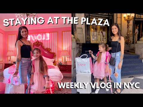 Staying at The Plaza in the Eloise Suite! WEEK IN NYC | AmazingAbigailGrace