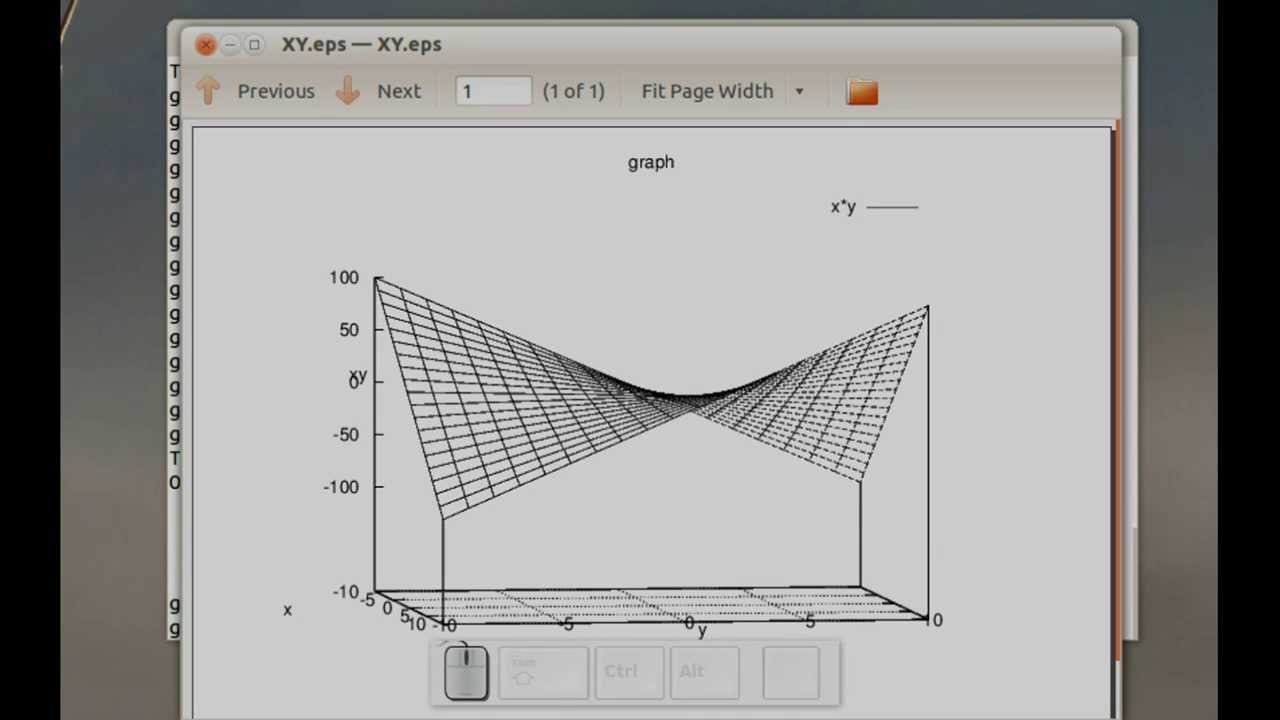 Tutorial on GNUPlot-3. Surface plots