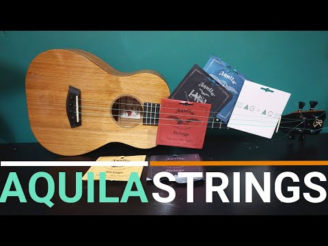 AQUILA UKULELE STRINGS - IN DEPTH (6 high G sets compared with samples)