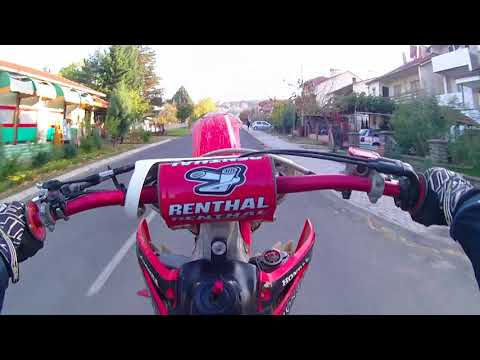 Honda CRF250R Ride in the city (Vinica) - Moto Club Vineam