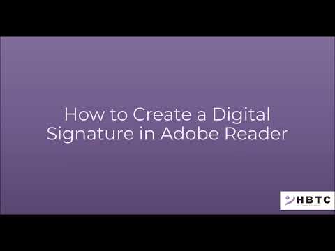 Create a Digital Signature in Adobe Acrobat Reader (How to Sign a PDF File)