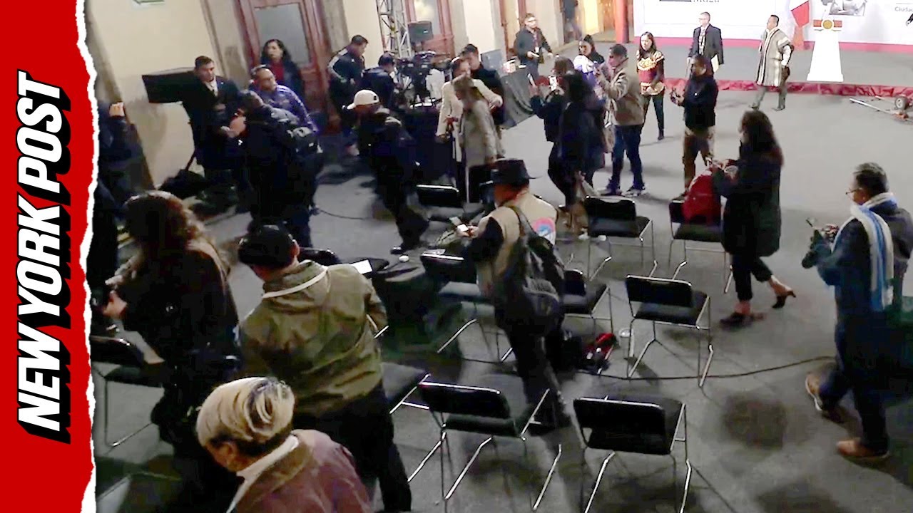 Forced Evacuation of President’s Press Conference in Mexico After 6.5-Magnitude Earthquake