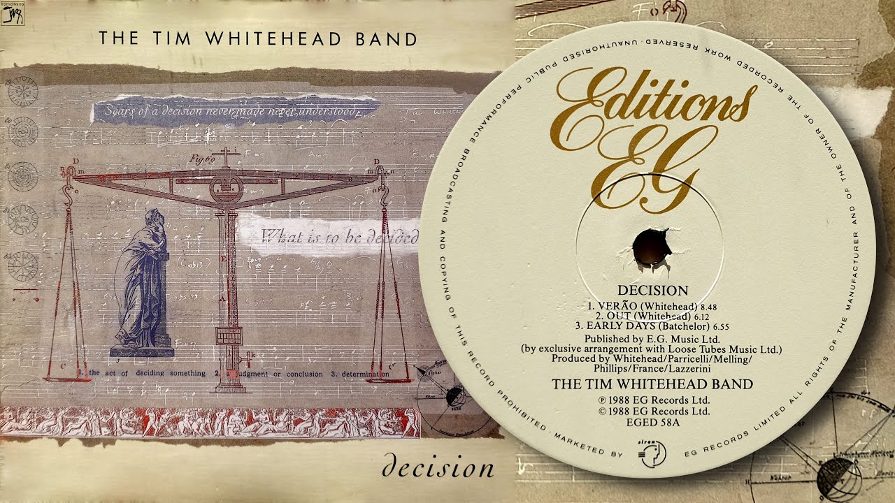 The Tim Whitehead Band ✧ Early Days ✧ Vinyl 💿