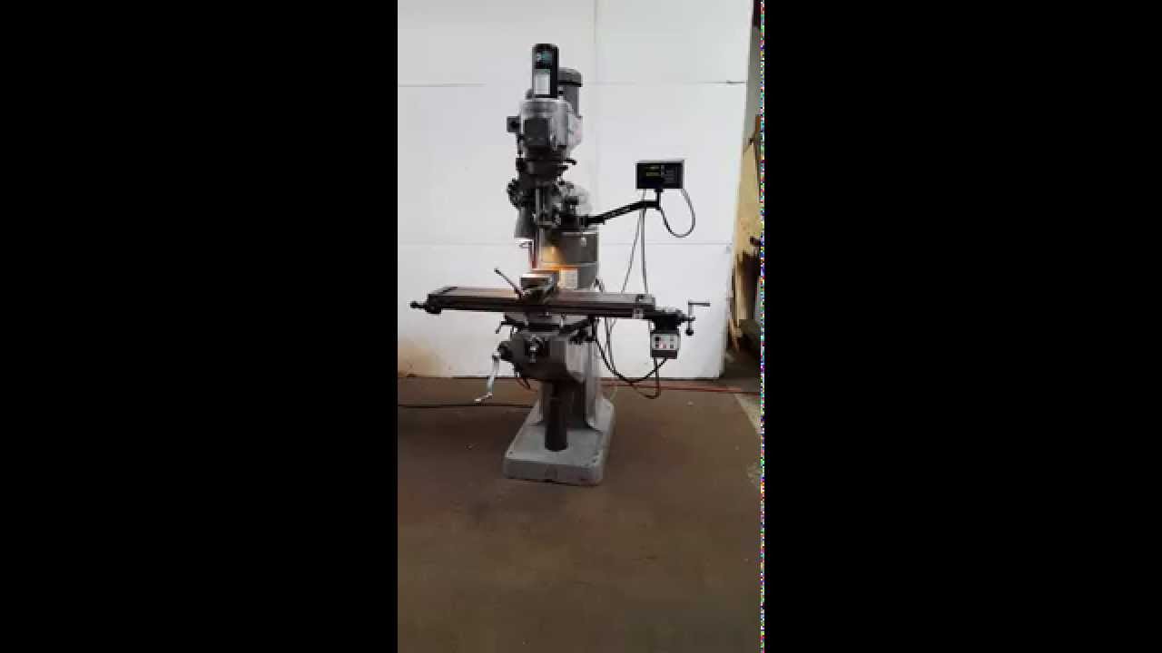 Bridgeport 2J Vertical Milling Machine, Variable Speed Head,