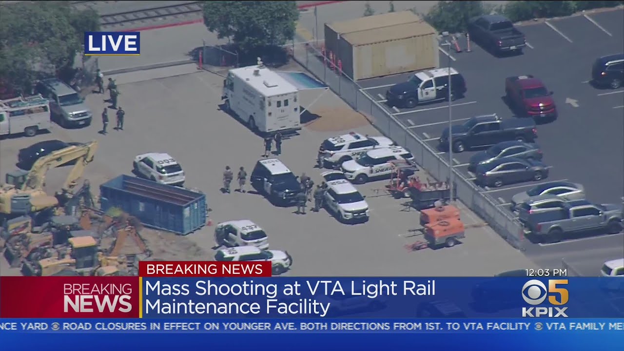 9 Dead in Mass Shooting At VTA Light Rail Facility in San Jose