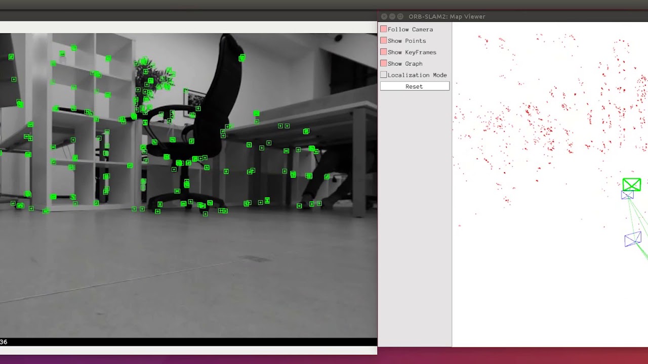 Testing stereo ORB-SLAM based on ZED camera data.