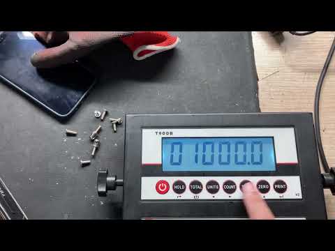 OP900B Setting Decimals in Grams