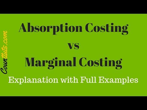 Absorption Costing vs Marginal Costing | Explained with Example