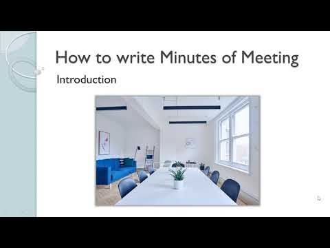 How to write Minutes of Meeting #Minutes_Of_Meeting #MOM #MinutesOfMeeting #Business