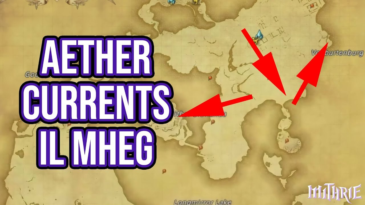 FFXIV Aether Currents Il Mheg Locations Guide - Mithrie