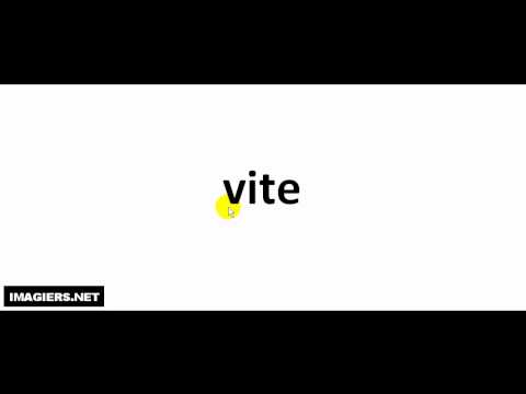 How to pronounce vite
