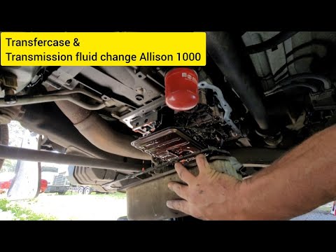 Fluid and Filter change Allison transmission & transfer case