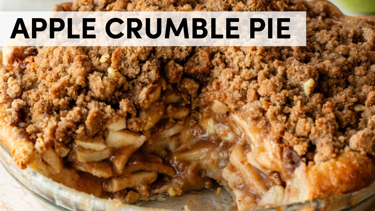The Best Apple Crumble Pie I've Ever Had | Sally's Baking