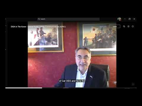 DISA discuss Global Public Safety Communications