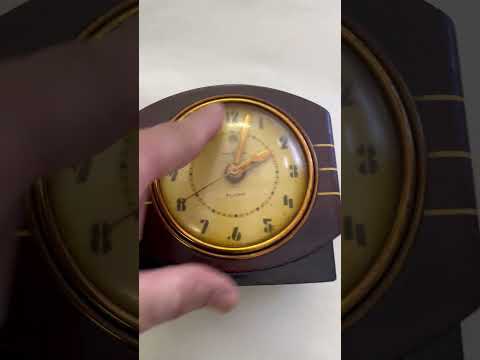 Vintage 1950’s General Electric Telechron Alarm Clock #7H108