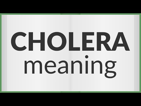 Cholera | meaning of Cholera