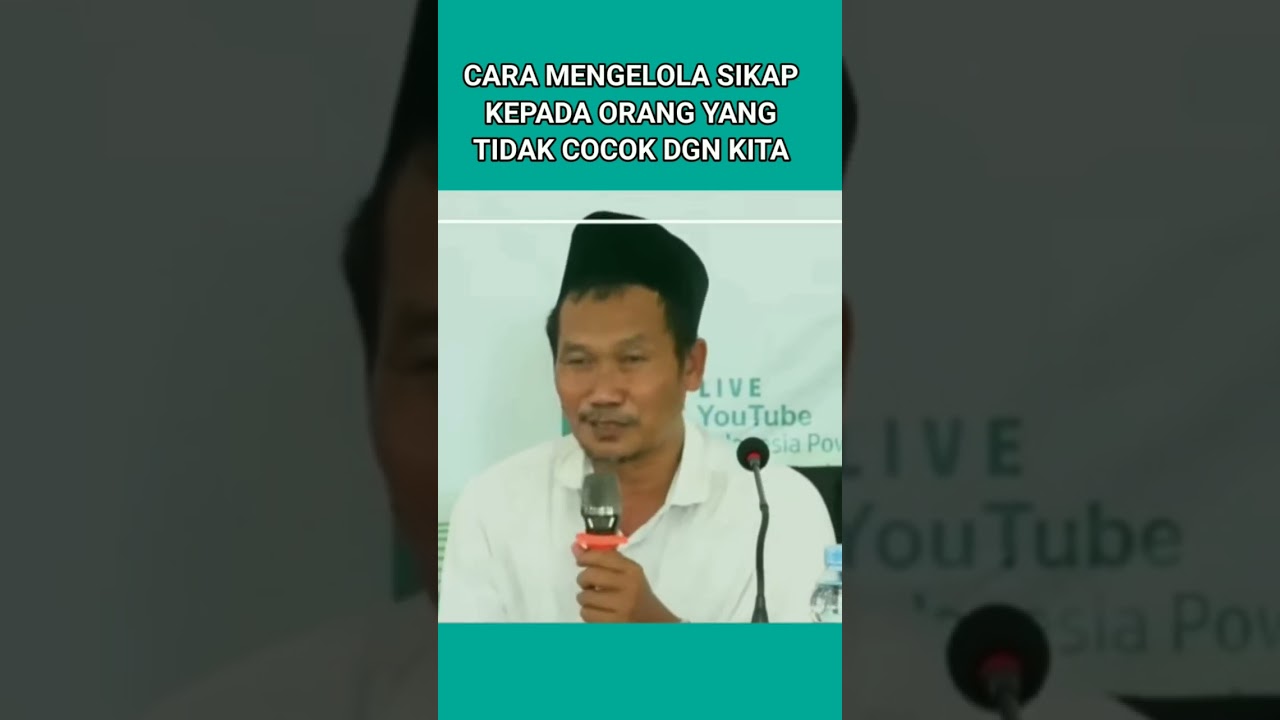 Gus Baha | Cara Bersikap kepada Orang yang Tidak Cocok dengan Kita