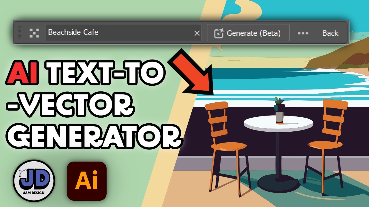 New AI Text to Vector Tool in Illustrator [ Tutorial ]