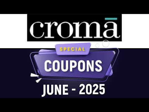 Croma Coupon Code 2025 ⚡ 100% Working Coupon ⚡ Updated Today ⚡ Croma Discount Code