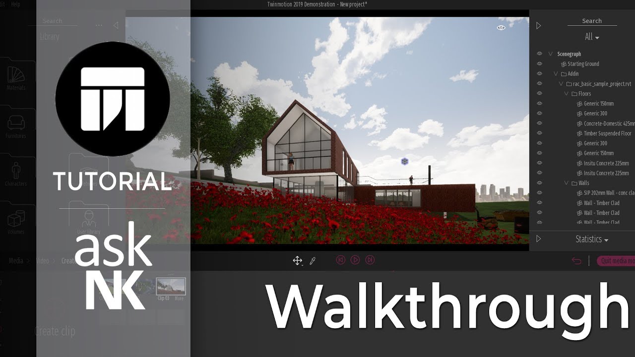 TwinMotion 2019 - Walkthrough