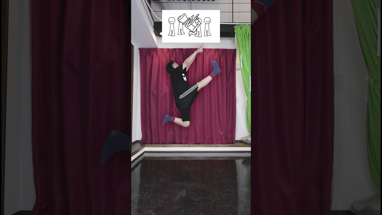 Perfect Everybody do the flop!